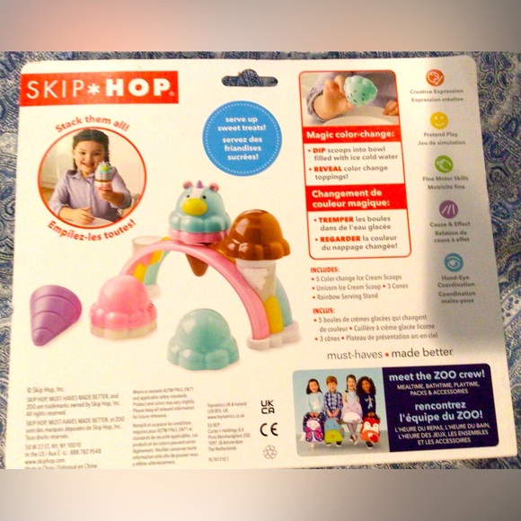 Skip Hop | Toys | Skip Hop Zoo Sweet Scoops Ice Cream Set | Poshmark